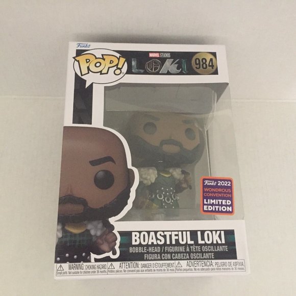 Marvel | Toys | New 222 Wondercon Marvel Boastful Loki Shared Funko Pop Figure 984 | Poshmark